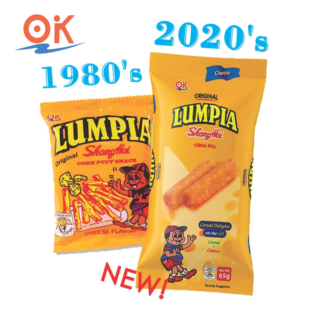 OK ORIGINAL LUMPIA CEREAL ROLL 65g Cereal Delights snacks | Shopee ...
