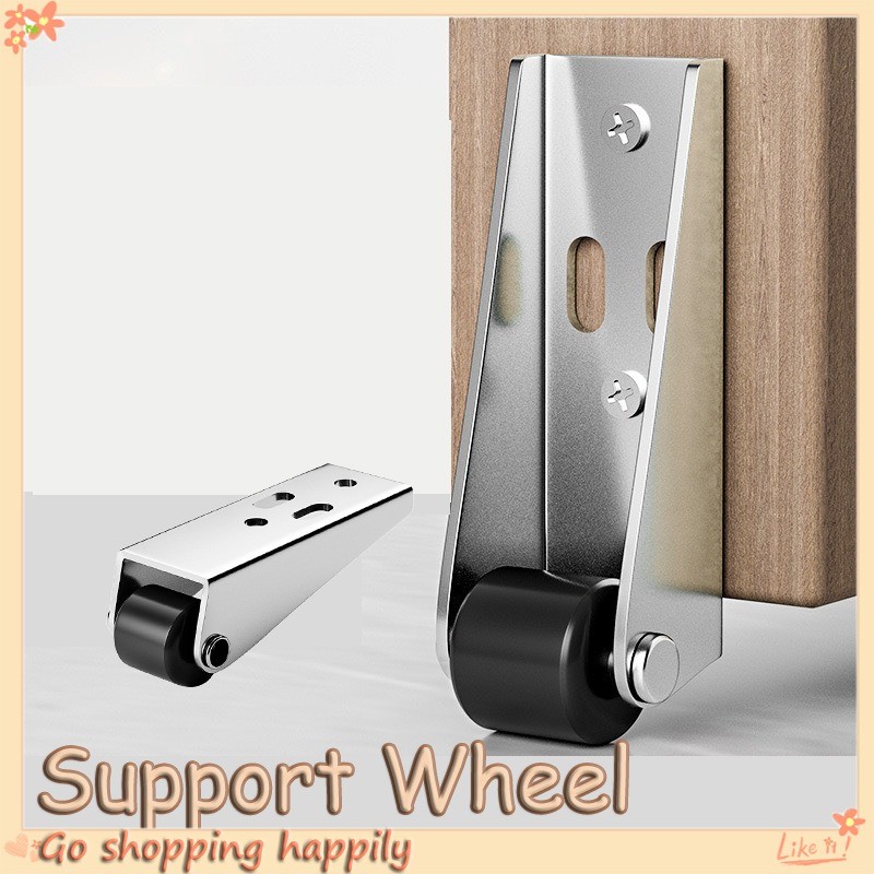 1/4 PCS Sliding Door Track Pulley Silent Vertical Furniture Moving ...