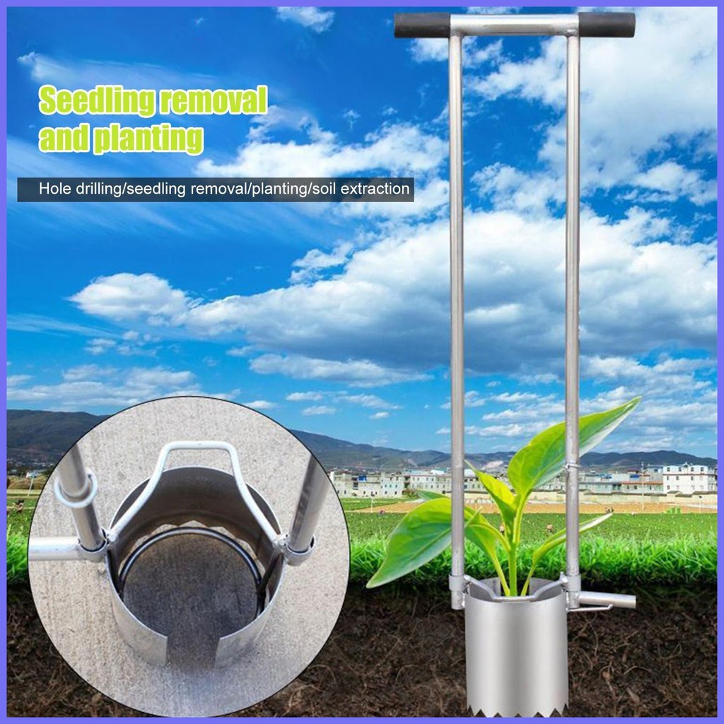 Seedling Easy Transplanter Gardening Long Handled Plant Transplanter ...