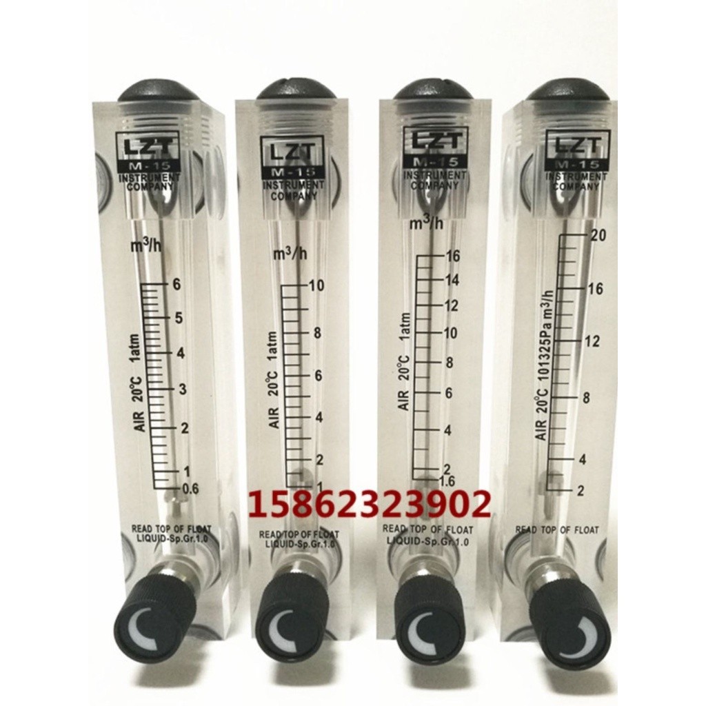 ブLZT-M15 panel flow meter gas flow rate adjustment instrument ...