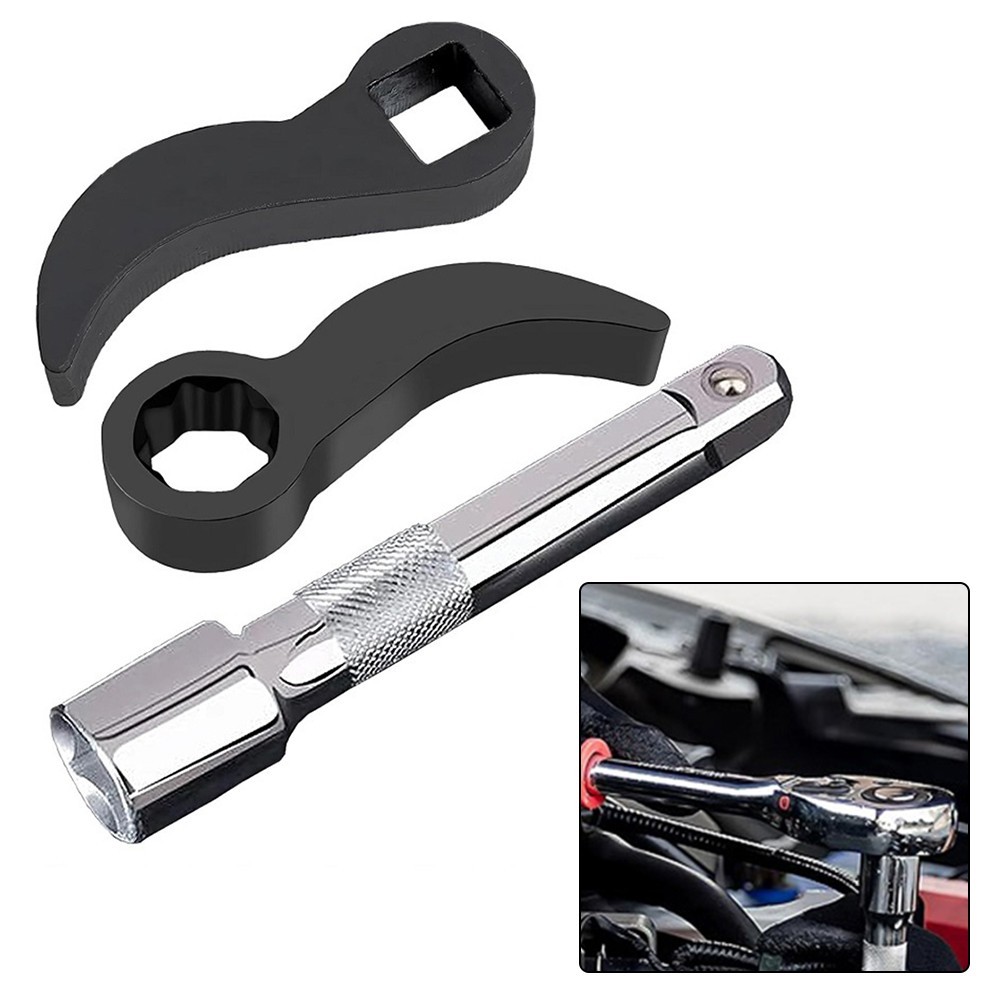3 Piece Pry Bar Wrench Adapter Set for Easy Car Maintenance and Repairs ...