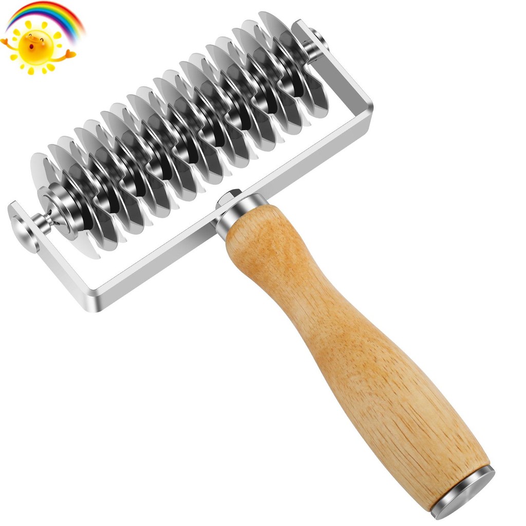 Pastry Lattice Roller Cutter Sturdy Stainless Steel Dough Lattice ...