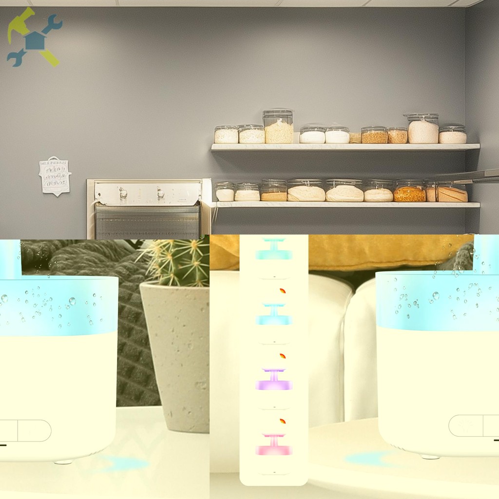 Cloud Humidifier Rain Drop 500ML Raindrop Humidifier Diffuser Colorful ...