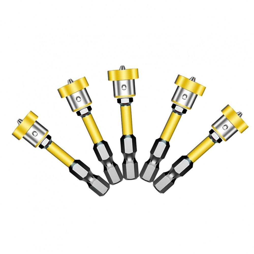 Pack of 5 Magnetic Positioning Drill Bits Suitable for Electric Drills ...