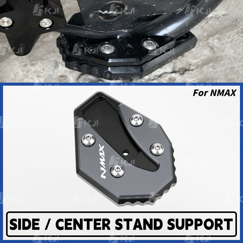 For Yamaha NMAX 160/155/125/TURBO/NEO Side Stand Support Kick Stand ...