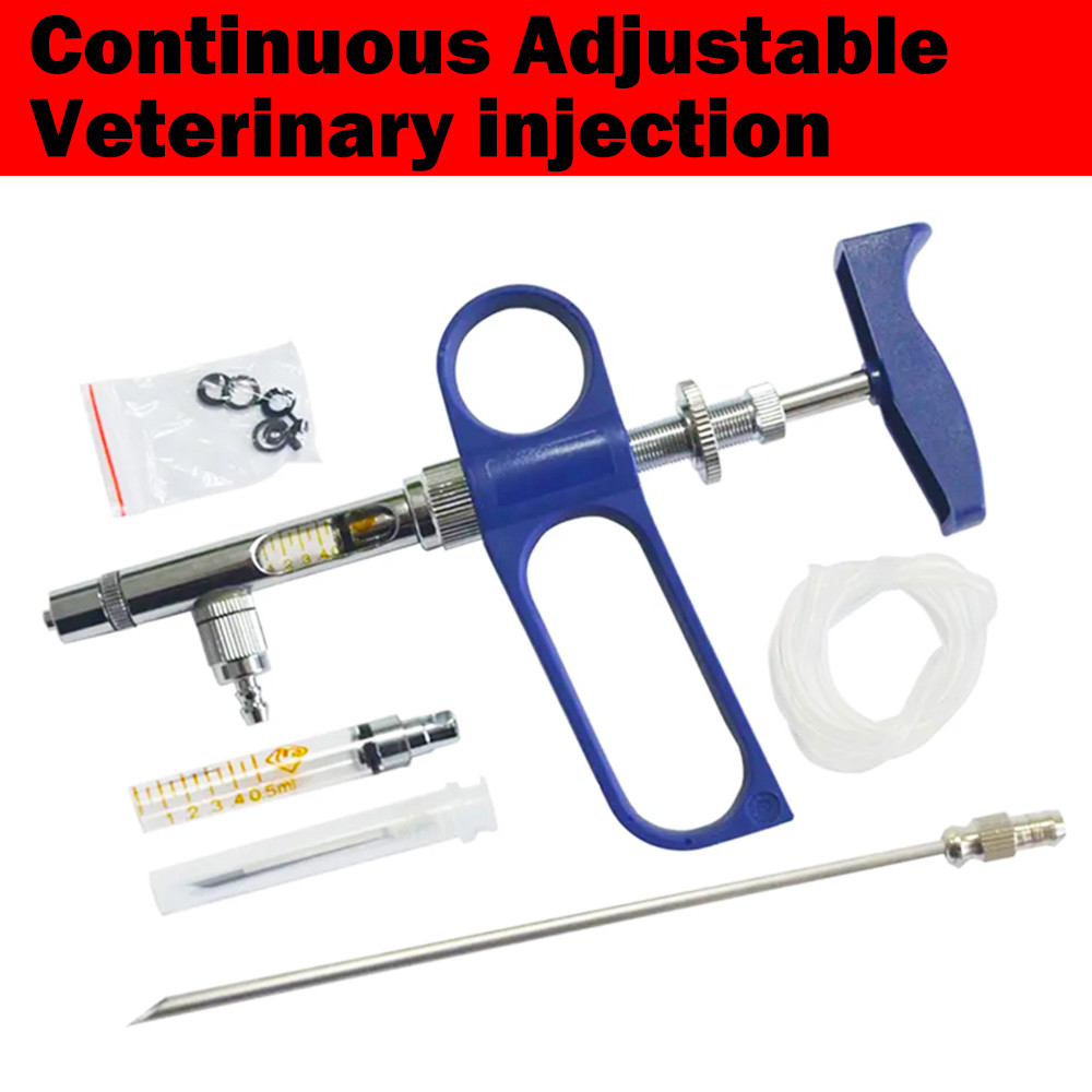 0.5ml Automatic Continuous Syringe Vaccine Poultry Veterinary Injection ...