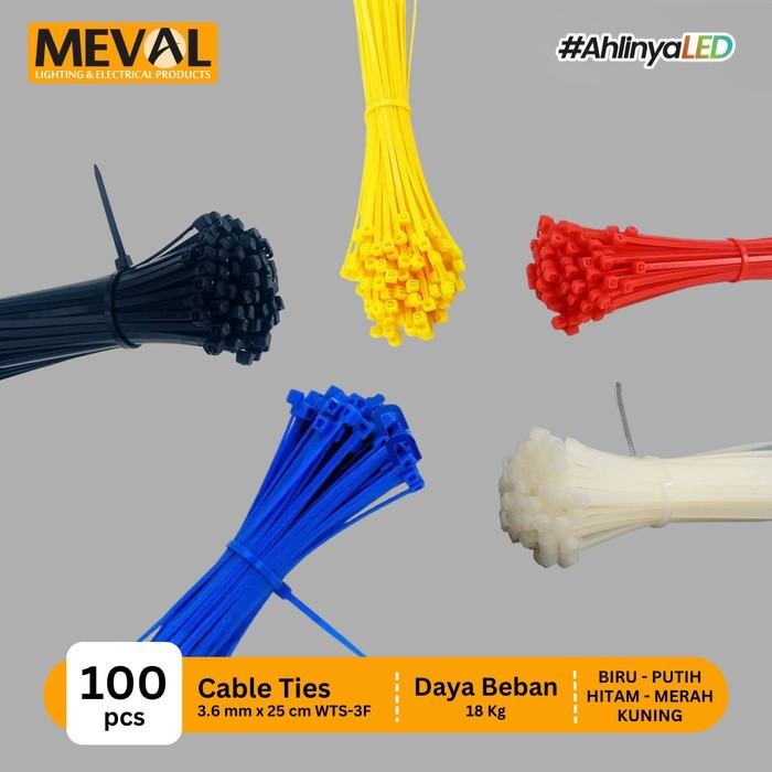 MEVAL Cable Ties 3,6mm Cable Ties 25cm | Shopee Philippines