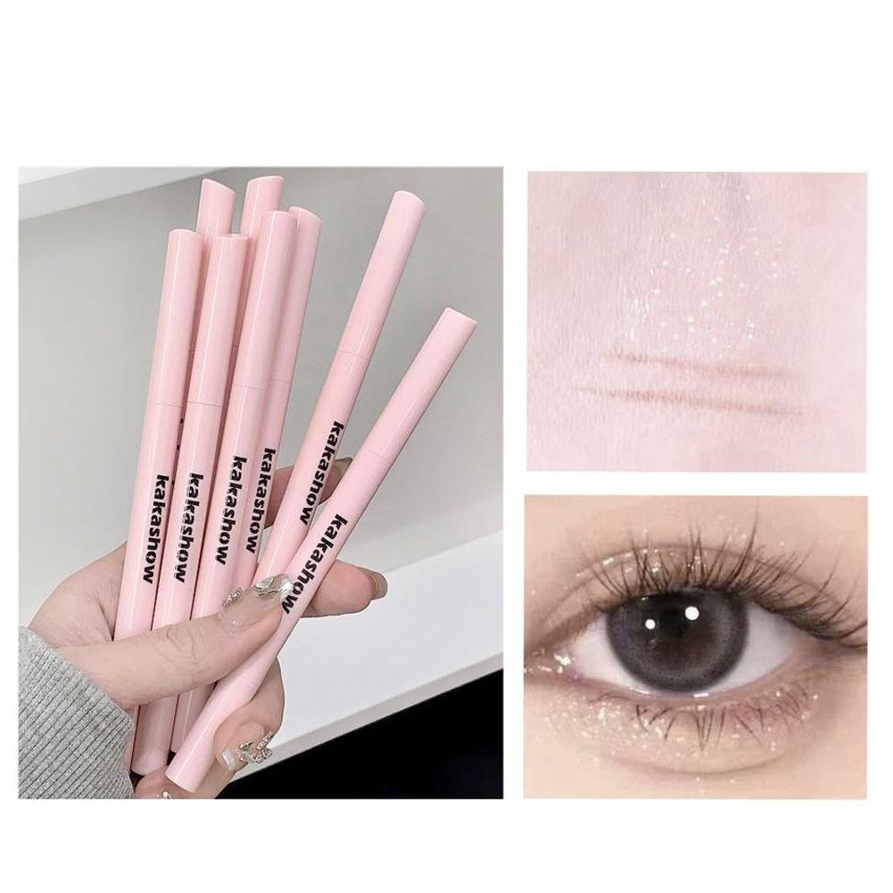 Double-end Lying Silkworm Eyeliner Pencil Natural Shadow Pen Three ...