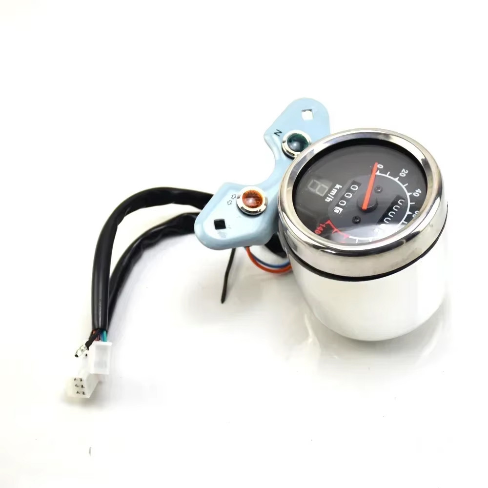 Racer Mechanical SpeedoMeter Odometer Retro With Gear Indicator Cafe ...