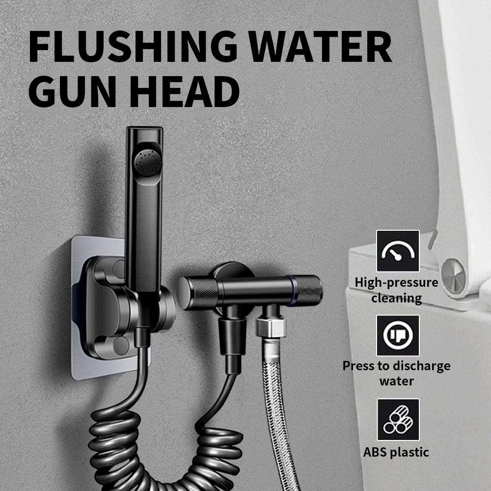 Bidet Spray Toilet Set High Pressure Shower Handheld Flushing Spray Gun ...
