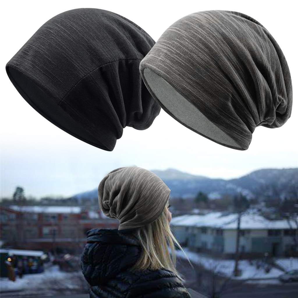 New Solid Color Autumn Spring Beanies Hats For Man Male Classical Hip ...