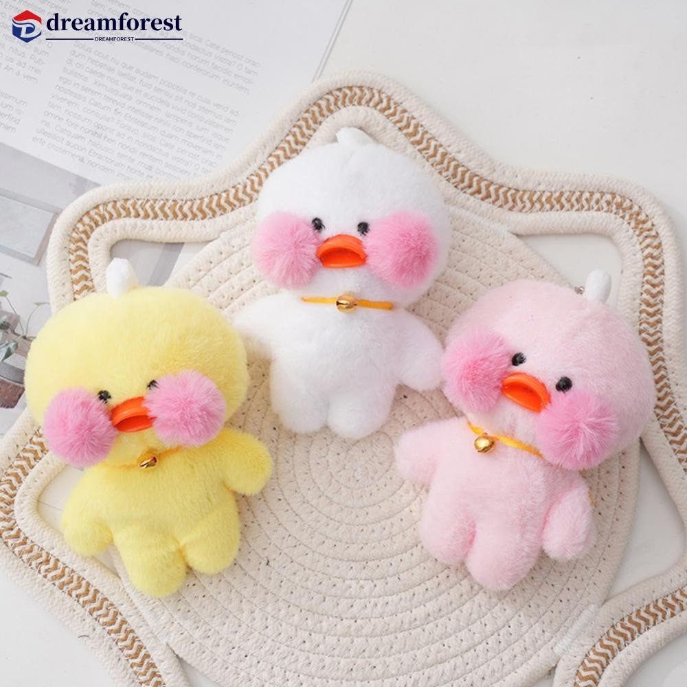DREAMFOREST Kawaii Plush Duck Keychain Pendant Stuffed Blush Ducks Doll ...