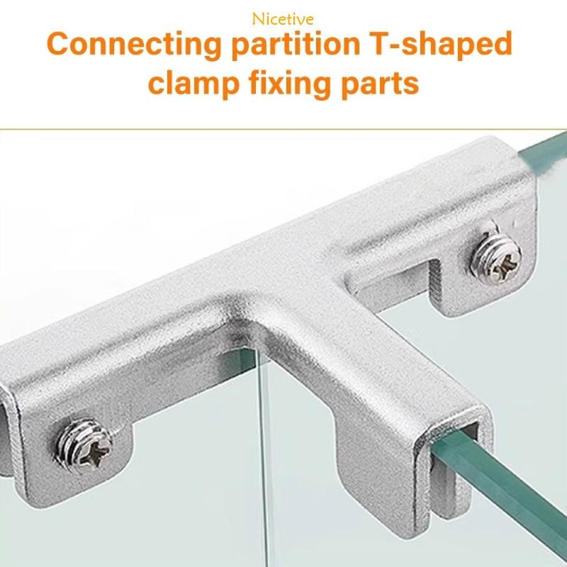 NICE Pack Of 4 Aluminum T Shaped Clip T Clamp Connectors T Shape ...