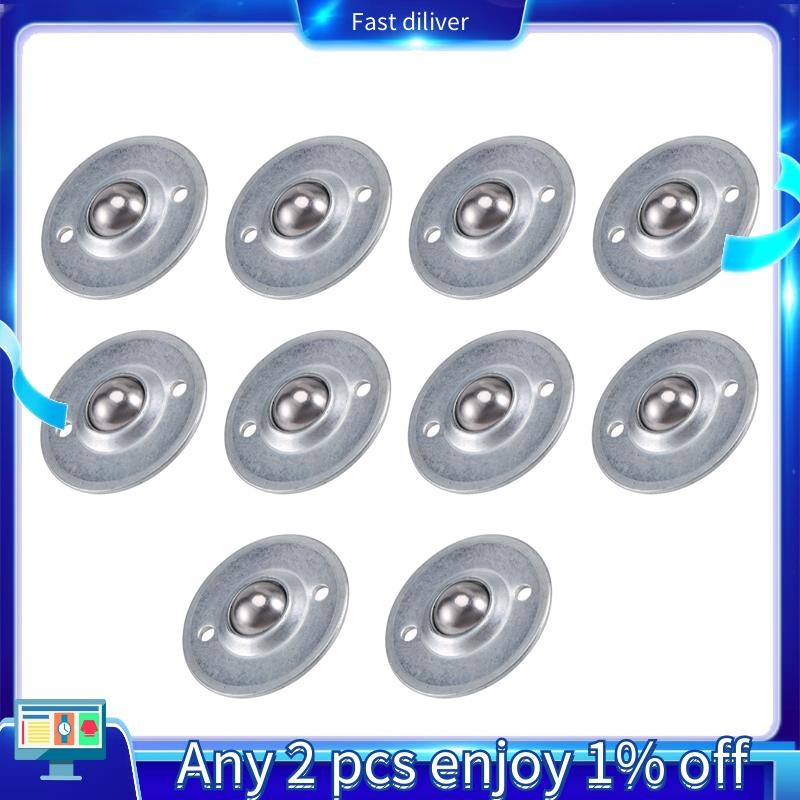 10Pcs -16B 5/8-Inch Bearing Steel Roller Flange Conveyor Transfer Unit ...