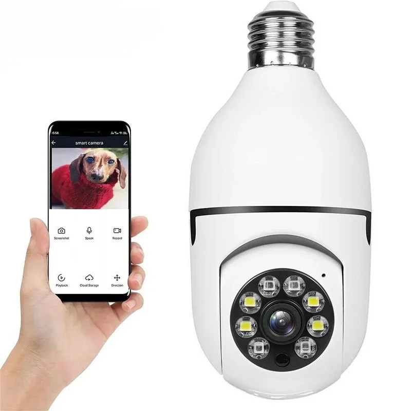 YOOSEE 1080P Wifi Bulb CCTV Security Surveillance Camera with 32G TF ...