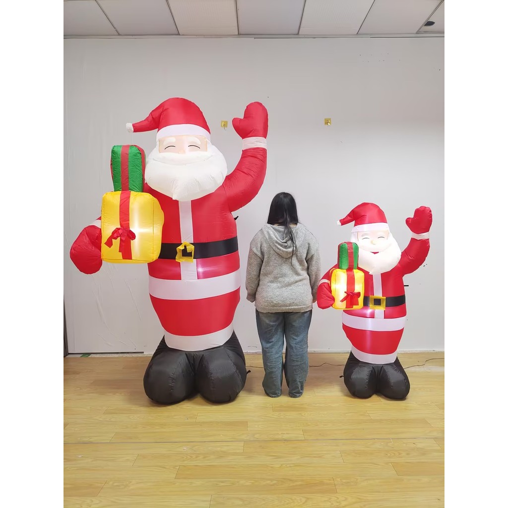 8-ft inflatable Santa Claus, shopping mall commercial Santa Claus ...