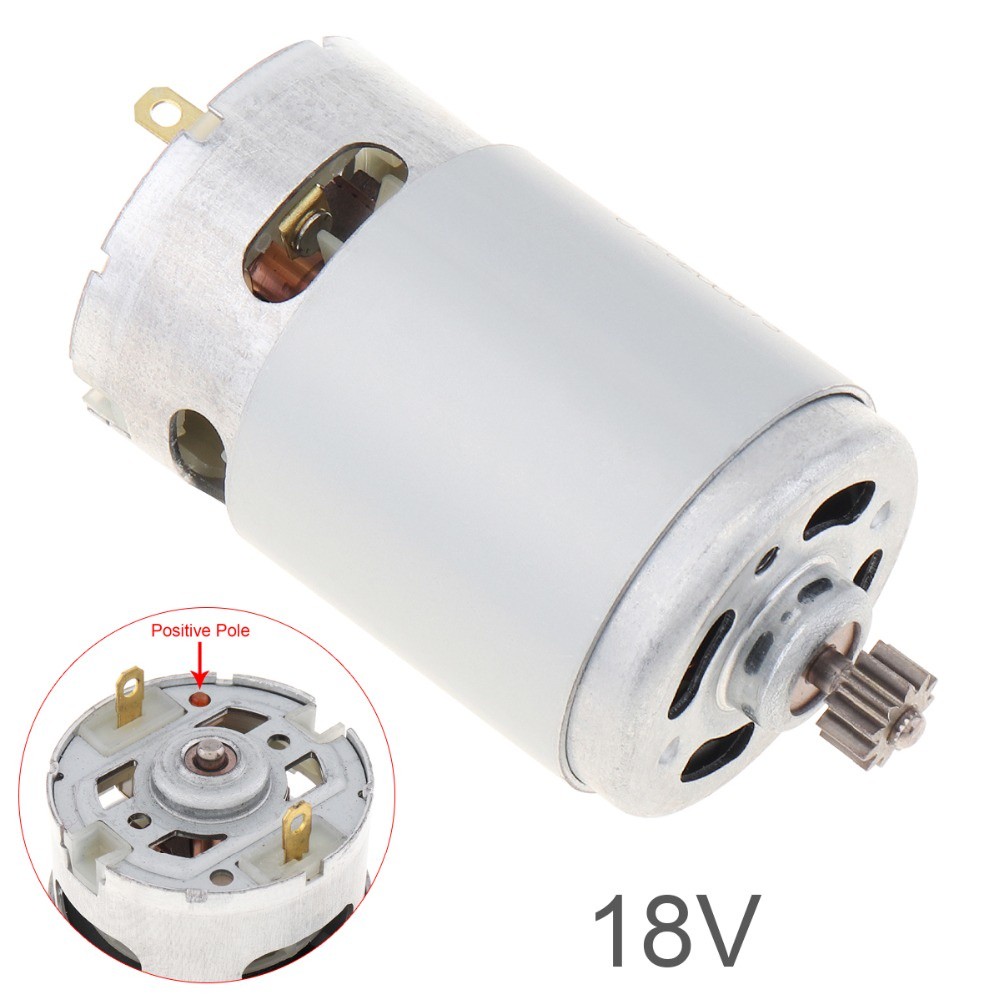 new RS550 10.8V 12V 14.4V 16.8V 18V 21V DC Motor with Two-speed 11 ...