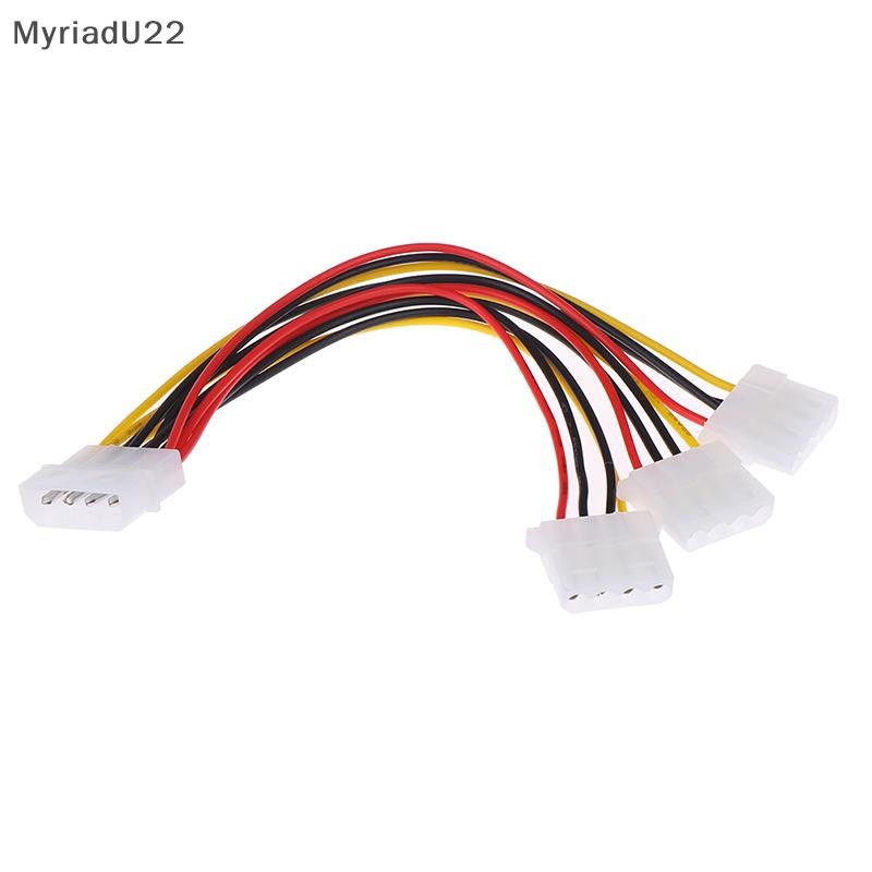 MYR 4 Pin IDE 1-to-3 Molex IDE Female Power Supply Splitter Exentsion ...