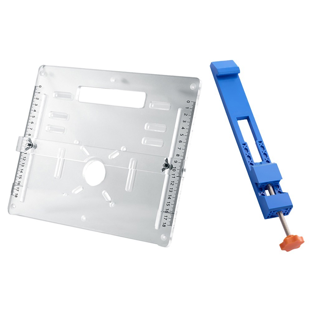 Adjustable Cutting Machine Base Guide +8mm Acrylic Bottom Plate ...