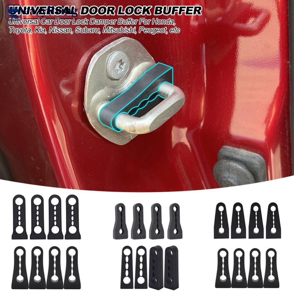 EAZYLIVING 4Pcs/Set Car Door Lock Damper Buffer Silicone Seal Shock ...