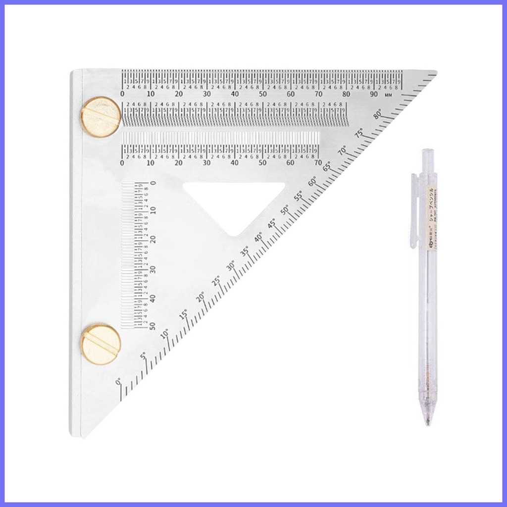 Multi-Angle Measuring Triangle Ruler Triangle Ruler 45/90 Degree ...