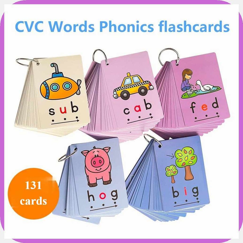 CVC`HR@Flashcards}B&Short@b+Vowel V+W+O+Z+F+Word Cards CVC Beginning ...