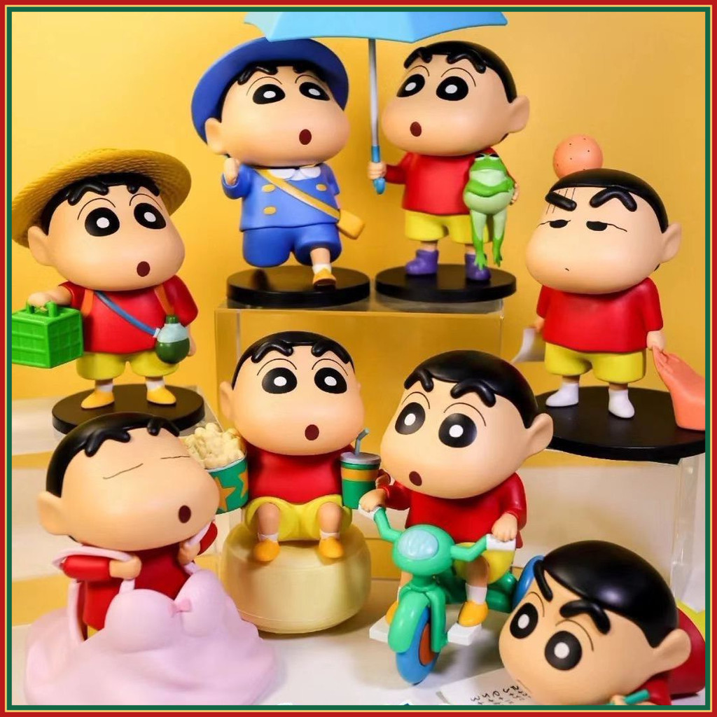 Crayon Shin-Chan Blind Box Figures – Cartoon Desk Decor Collectibles ...
