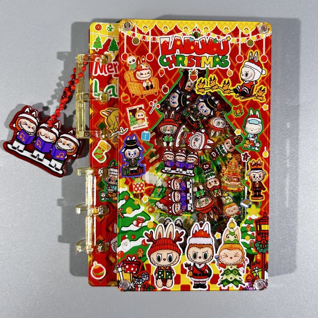 Loose-leaf Book Gift Labubu Hot-selling a7a4diy Acrylic Christmas Book ...
