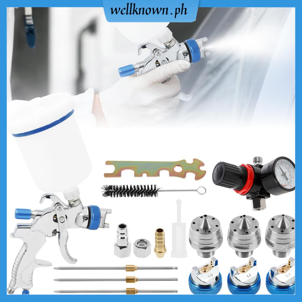 Automotive Paint Sprayer Aluminum Air Sprayer Kit High Precision Car ...