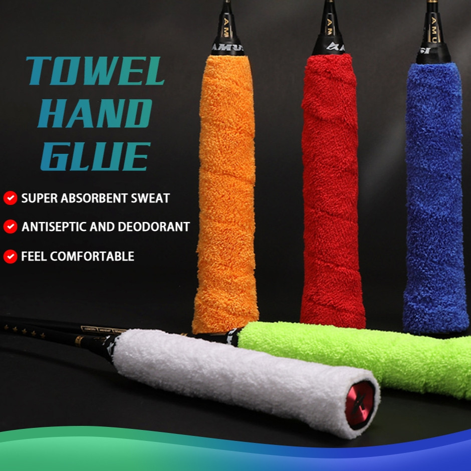 1PC Badminton Racket Non-Slip Anti-Sweat Grip Strap Anti-Slip Towel ...