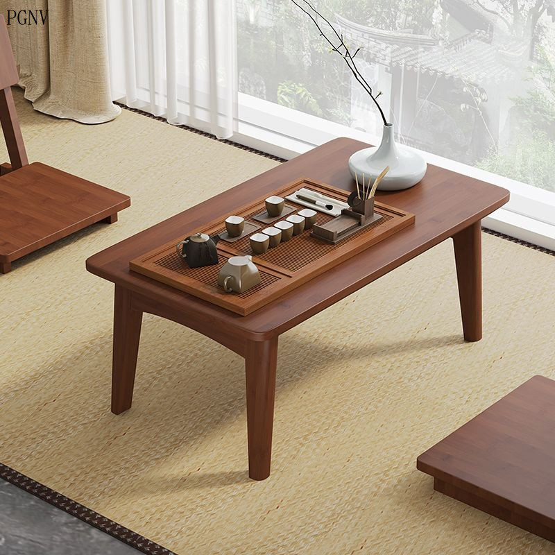 Small bay window table foldable kang table household tatami non-solid ...