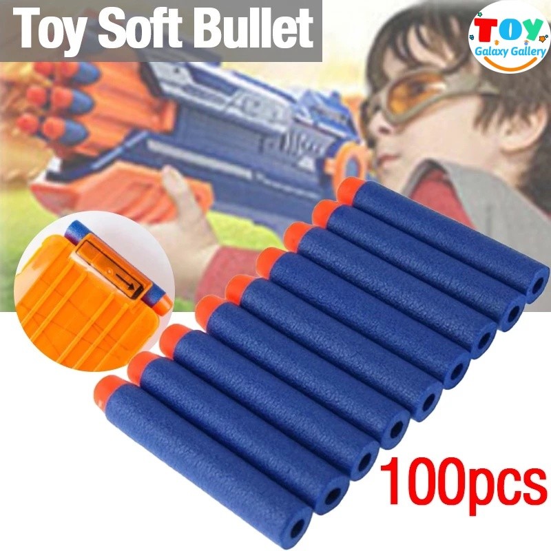100pcs for Soft Bullets Soft Hollow Hole Head 7.2cm Reload Darts Toy ...