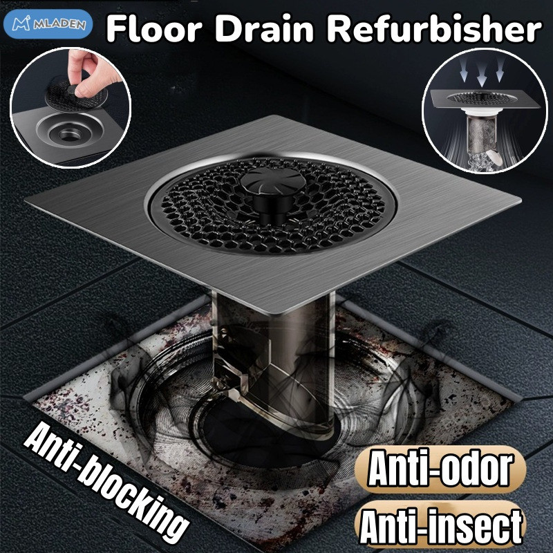 MLADEN Floor Drain Deodorizer Bathroom Floor Drain Renovation Machine ...
