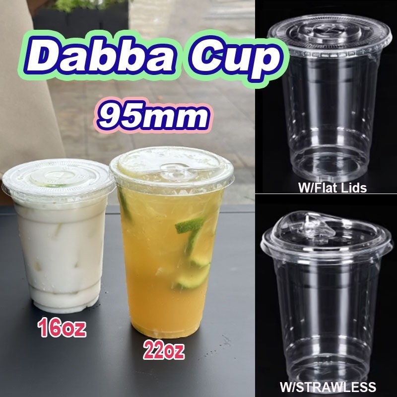 Plastic Cups 95mm Y-Cups Plastic Cups with Lids Milk Tea Cups Cold ...