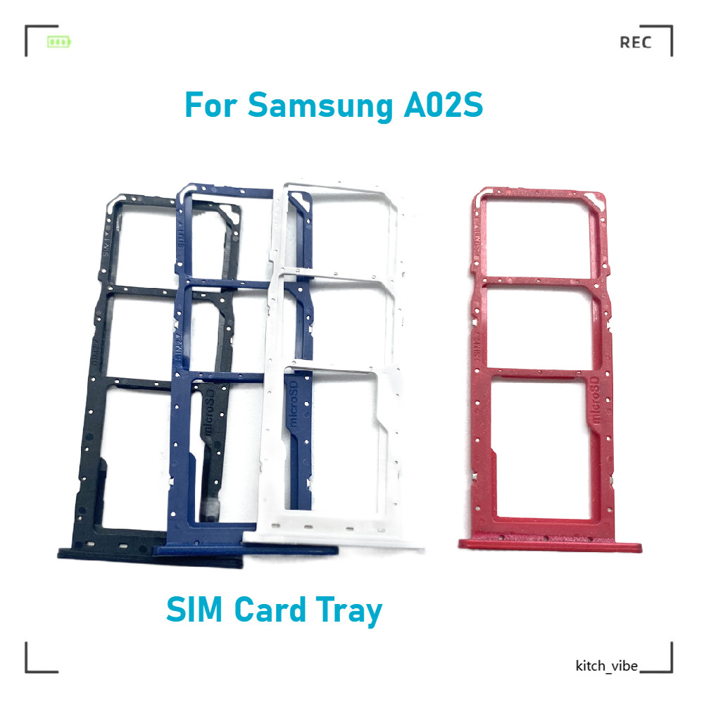 For Samsung A02S Dual SIM Card Replacement Tray Holder Adapter | Shopee ...