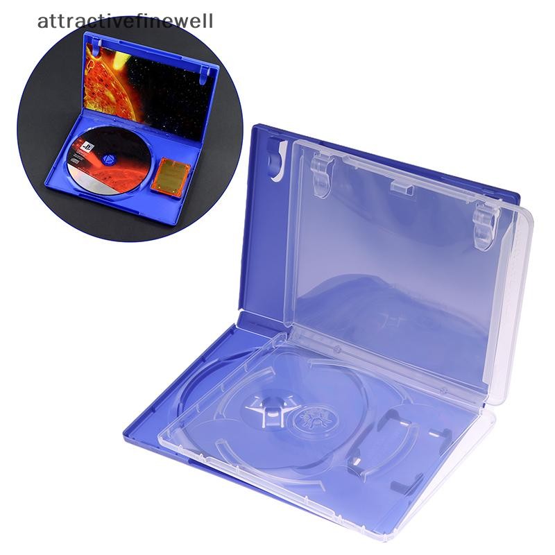 [attractivefinewell] For PS2 PS3 Game Disc Case Plastic Storage Box Double CD Blu Ray Box DVD ...