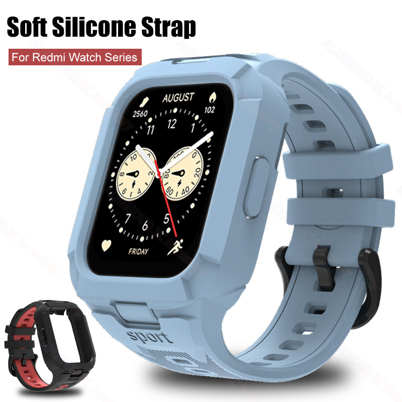 Silicone Strap For Xiaomi Redmi Watch 5 4 Active Lite Case Sports Band ...
