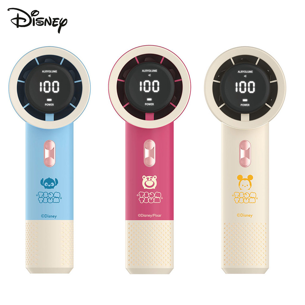 Disney FS06 Handheld High Speed Fan Mini Portable Digital Display 0-199 ...