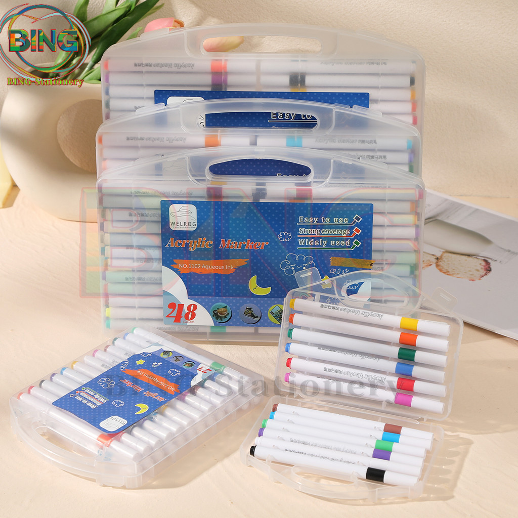 Acrylic Marker Pen Set Color Marker Set Colored Pen color pen Coloring ...