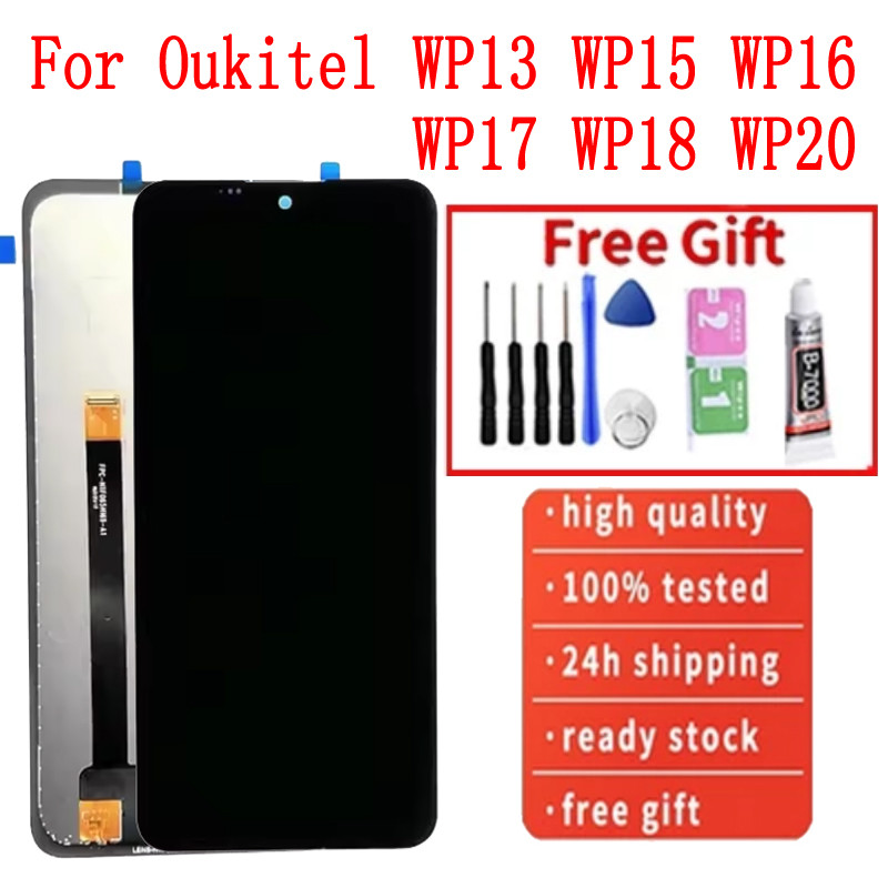 For Oukitel WP13 WP15 WP15S WP16 WP17 WP18 WP19 WP20 WP20Pro WP21 WP21Ultra LCD Display Touch ...