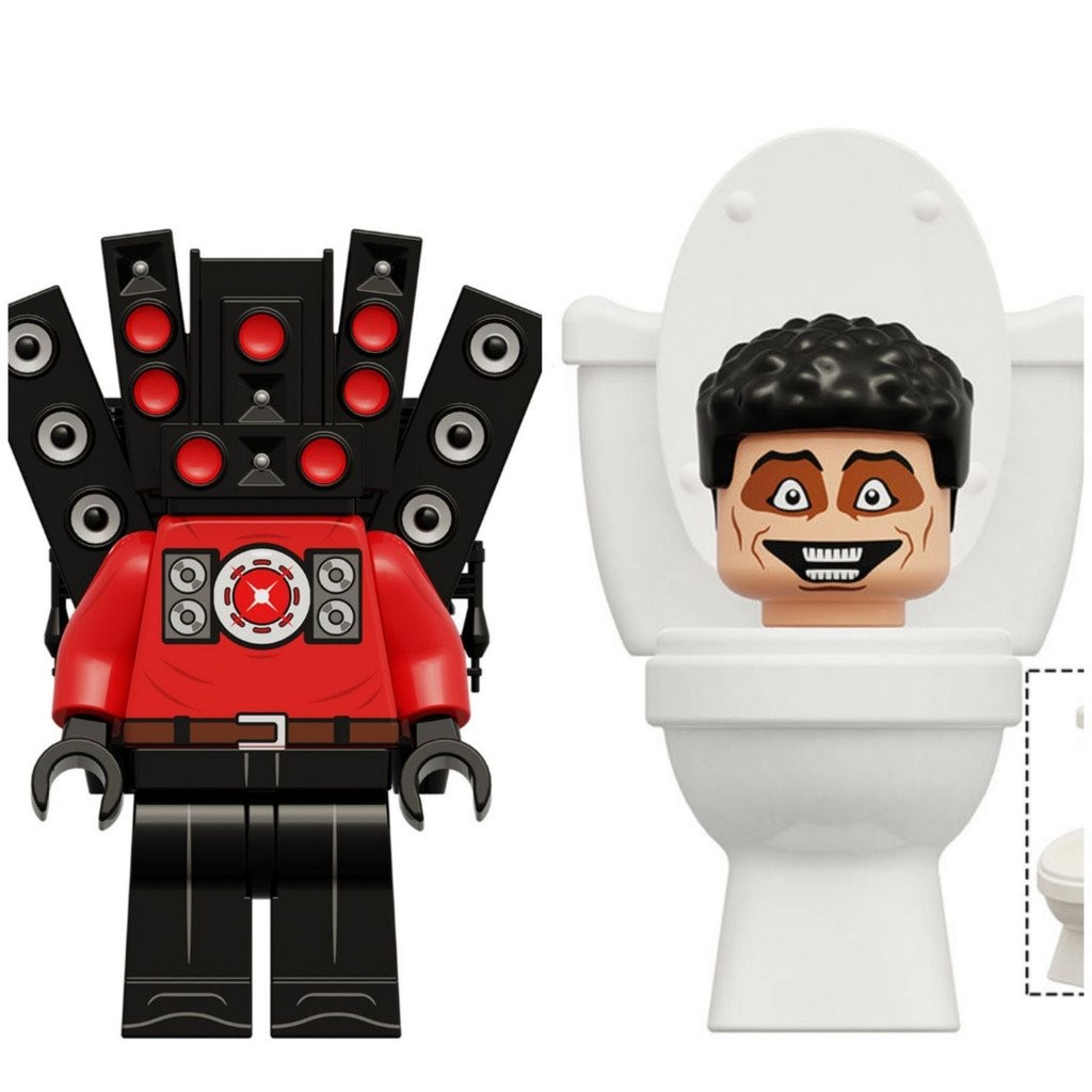 Building Block Figures Large Compatible with Toilet Man vs. Titan TV ...