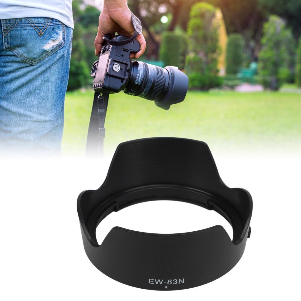 Camera Lens Hood Anti Reflection Easy Installation Shade Reversible for ...