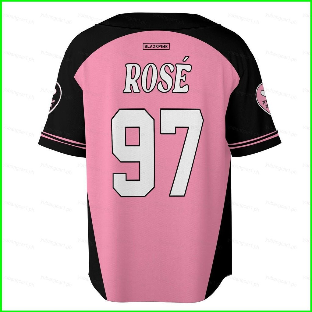 YB1 BlackPink Members Baseball Jersey 2025 World Tour Merch JISOO ...