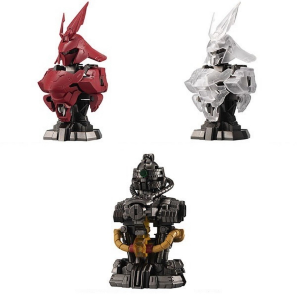 Mobile Suit Gundam MS Mechanical Bust 07 MSN-04 Sazabi x 3 types set ...