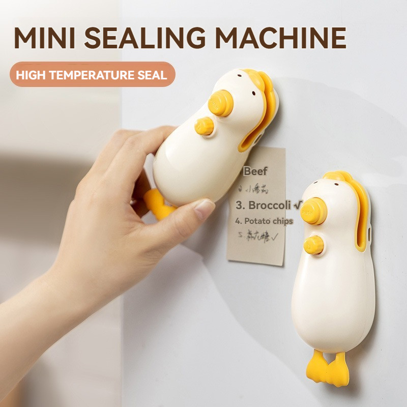 Mini Rechargeable Sealer Plastic Package Snack Sealer Clip Bag Handheld ...