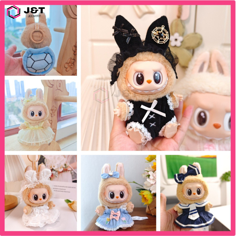 Labubu Macaroon V2 Sitting Party Pendant Doll Clothes Dressup, Shirt ...