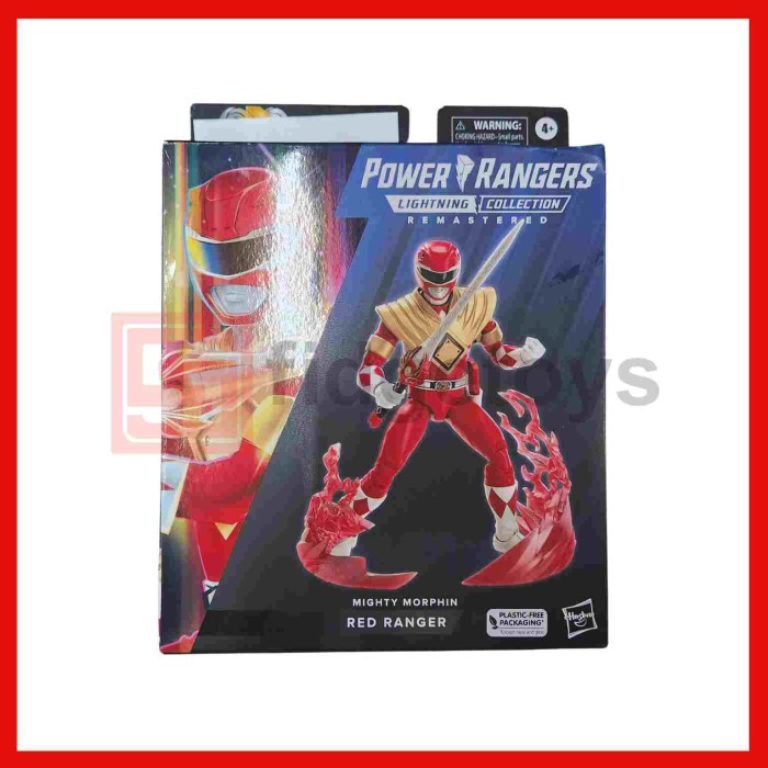 Hasbro Power Rangers Lightning Remastered Mighty Morphin Red Ranger | Shopee Philippines