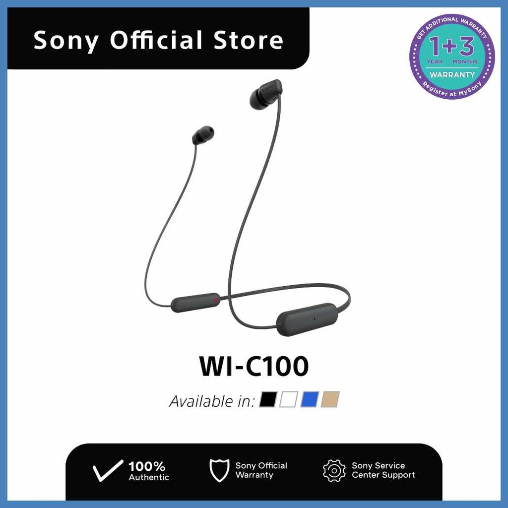 Sony`z`WI-C100|wq+/%J_WI:p`C100;E`Wireless;p`In;n`Ear;uV`Bluetooth ...