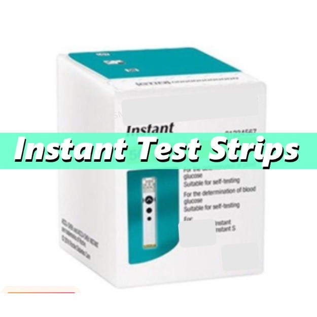 (Exp:2025-12) Accu Check Instant Blood Glucose Test Strip 50's / 100's ...