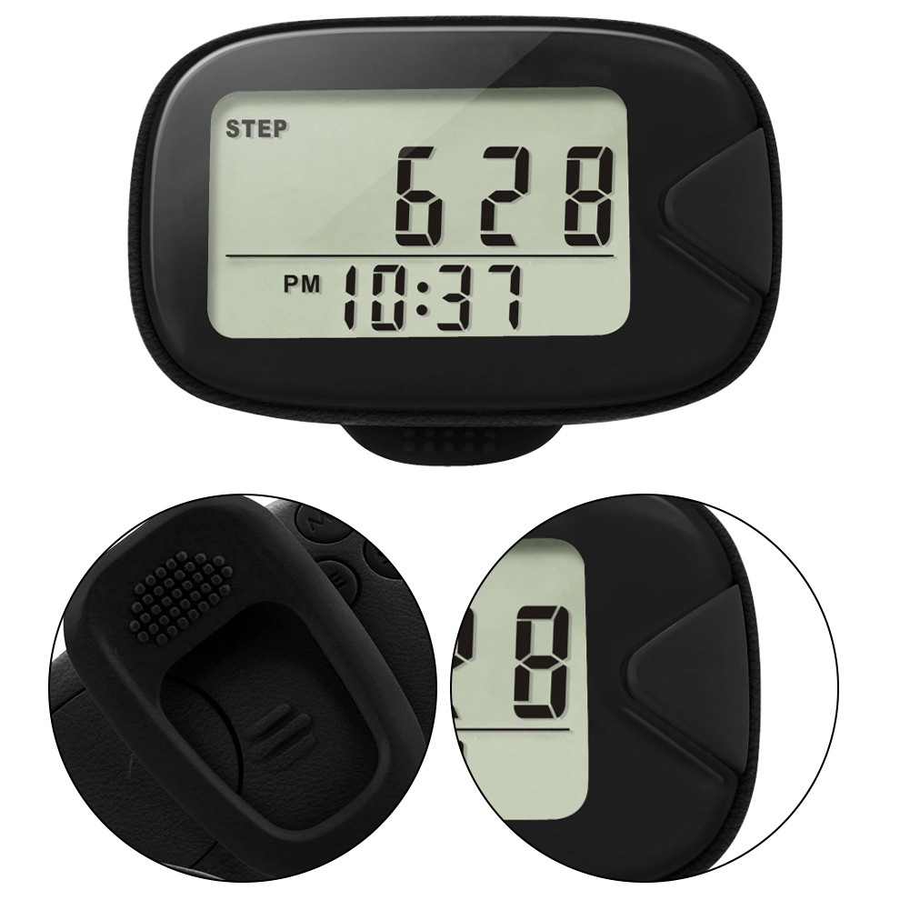 UK Walking Pedometer Accurate Step Tracker Electronic Pedometer for ...